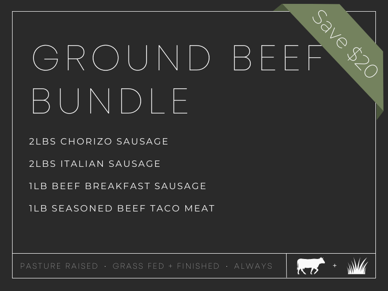 Primal Ground Beef Bundle – Primal Pastures